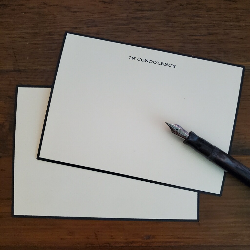 How to Write a Meaningful Condolence Note - Eighteen Seventy Eight